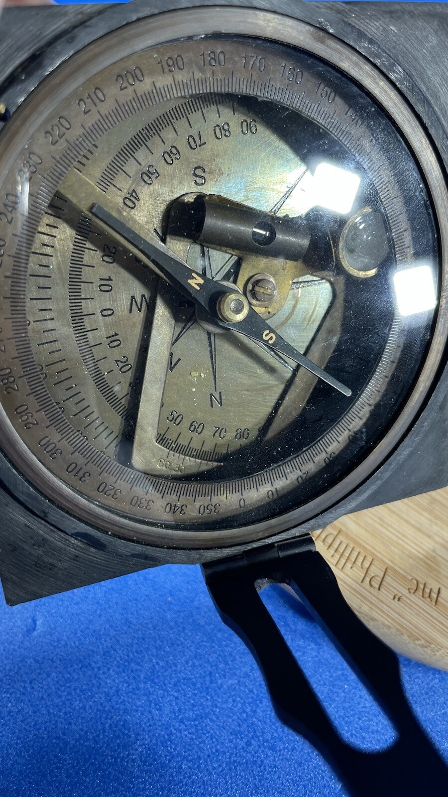 Brunton Natural Sines Compass, Kelvin & Hughes London 1917 | eBay