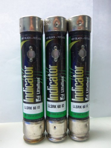 Nice Lot Littelfuse LLSRK 60 ID Indicator Amp Fuses LPS RK 60SP Class R ...
