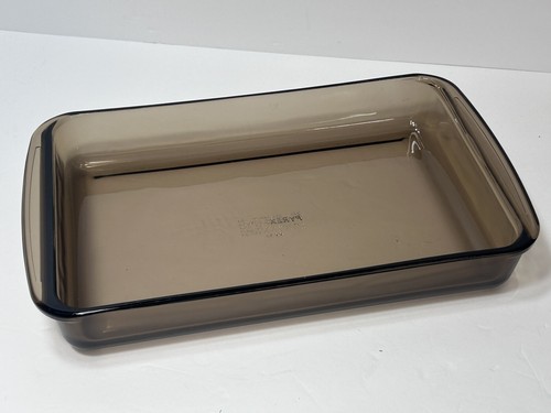 Vintage Pyrex Corning Baking Casserole Dish 232 Brown Amber Glass ...