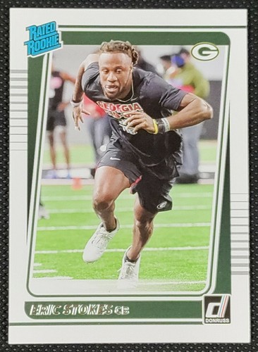 2021 PANINI DONRUSS FOOTBALL ERIC STOKES RATED ROOKIE CARD RC #343 ...