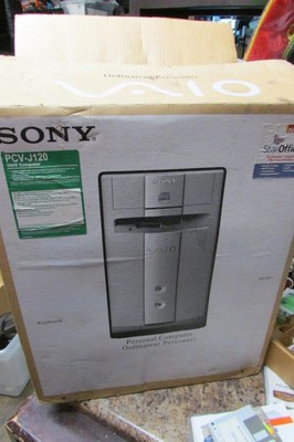 Vintage Sony PCV-J120 PC Tower Computer w/Original Box | eBay