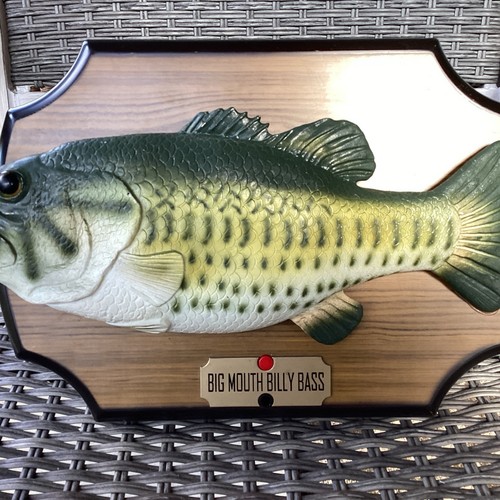 Vintage 1999 Big Mouth Billy Bass Gemmy Singing Motion Activated Fish ...