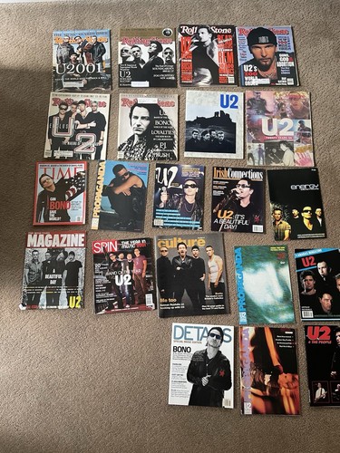 Lot of 21 U2 Magazines All Issues Great Condition Rolling Stone Time | eBay
