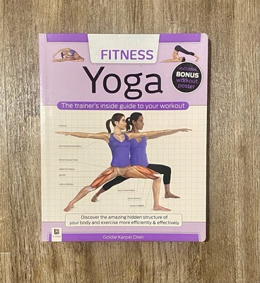 NEW Anatomy of Fitness Yoga Book w Poster Trainer’s Guide Workout ...