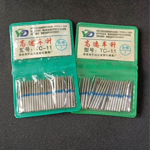 100pc TC-11 High Speed FG Diamond Burs for dental Polishing Smoothing ...