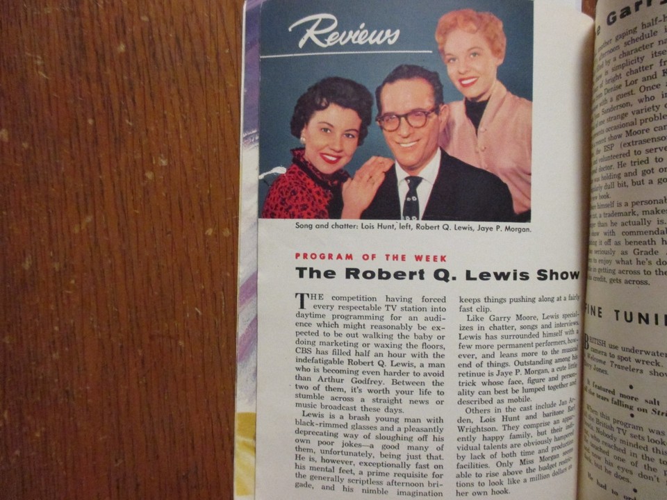 March 5-1954 TV Guide(JEFF'S COLLIE/LASSIE/TOMMY RETTIG/GAIL DAVIS ...