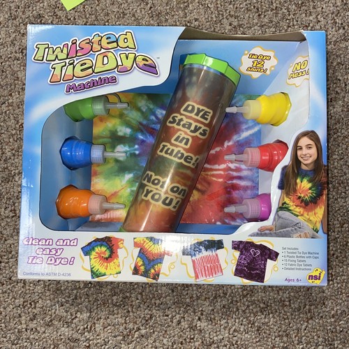 Twisted Tie-Dye Shirt Maker Machine (Makes 12 Shirts) New In Box | eBay