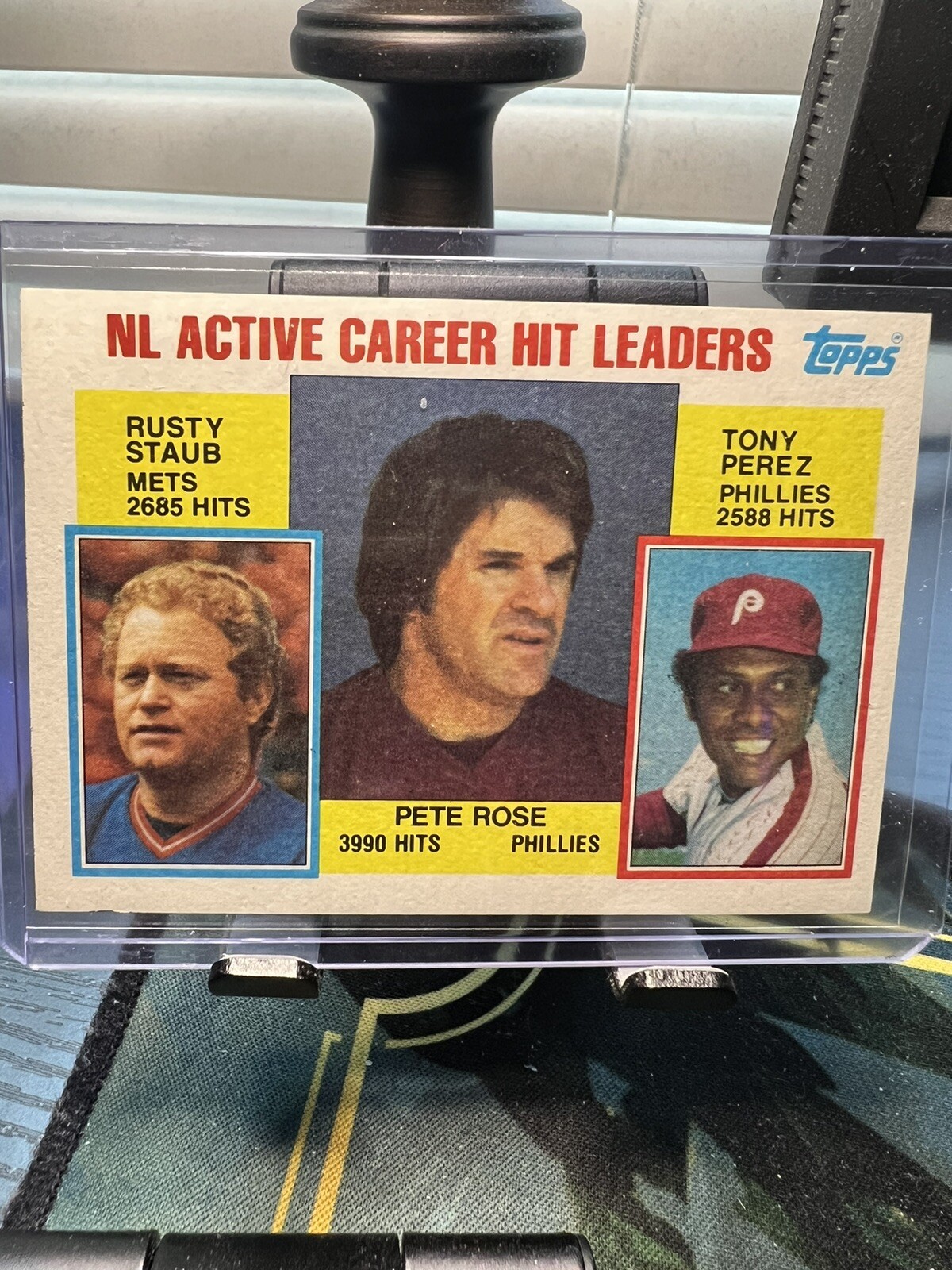 1984 Topps #702 NL Active Career Hit Leaders (Rose /Staub / Perez) | eBay