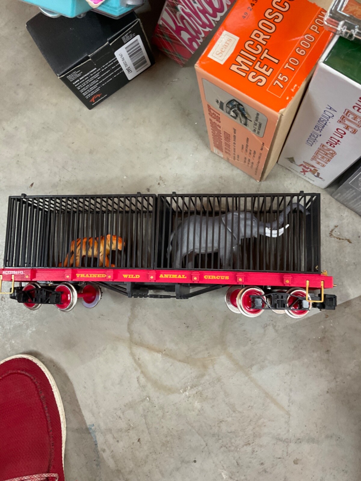 BUDDY L KEYSTONE Train G Scale CIRCUS TRAIN KCT27841134 CIRCUS CAR | eBay