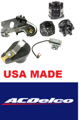 DISTRIBUTOR CAP ROTOR POINTS CONDENSER AMC BUICK CHEVROLET OLDSMOBILE ...