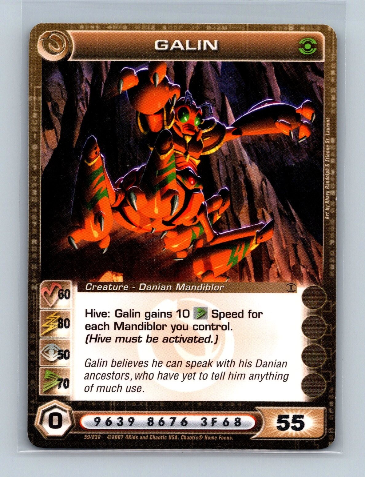 Chaotic TCG - Galin - (3 MAX! E, W, P) - 1st Ed - Dawn of Perim 4Kids ...