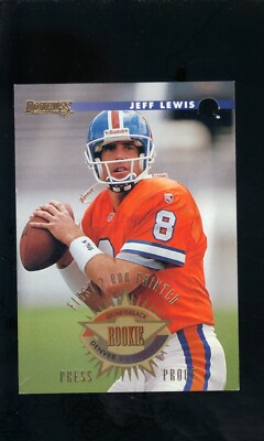 1996 DONRUSS FOOTBALL CARD JEFF LEWIS RC #213 NM-MT PRESS PROOF | eBay