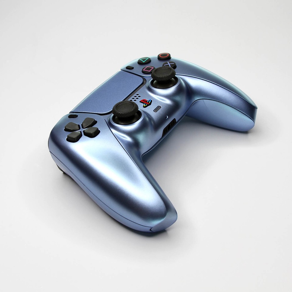Killscreen PS2 Aqua Blue PS5 Pro Controller Retro PlayStation 5 ...