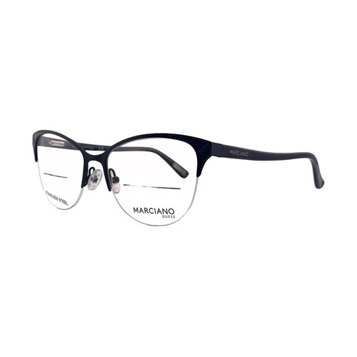 Marciano by Guess GM0290 Half Rim Black Eyeglasses Frames 52mm 16mm ...