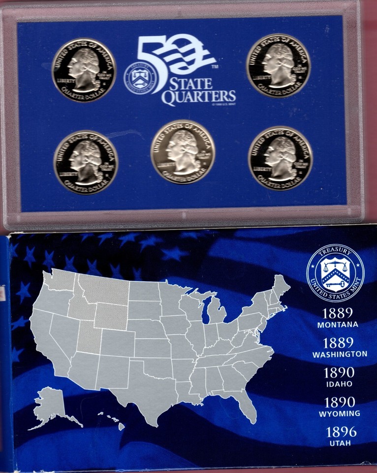 2007 -S CLAD STATE QUARTERS PROOF SET IN OGP ACTUAL COIN G#217 | eBay