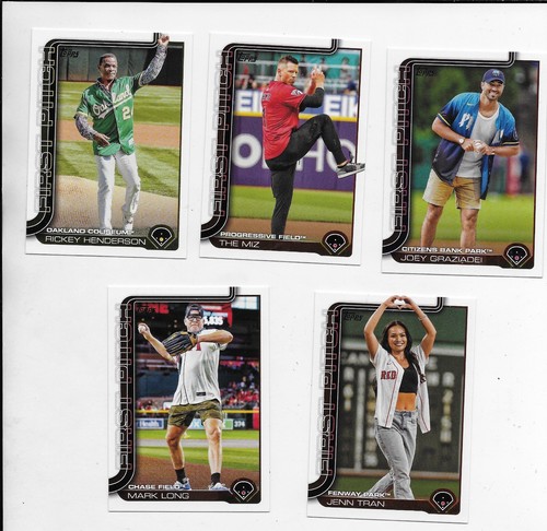 2025 Topps Series 2 FIRST PITCH LOT OF 5! ALL 5 ARE THERE! | eBay