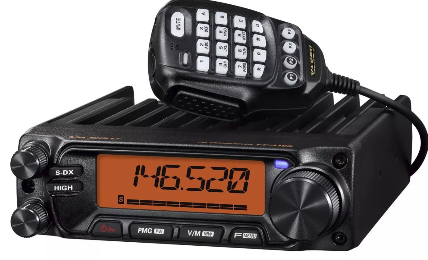 Yɑesu 85 WATTS 144 MHz 2 Meter Mobile Transceiver With ASP FT-3185RASP ...
