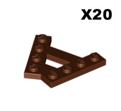 Lego ® Lot 20 Plaque Aile Marron 1x4 Plate Wings Red Brown 15706 NEW | eBay