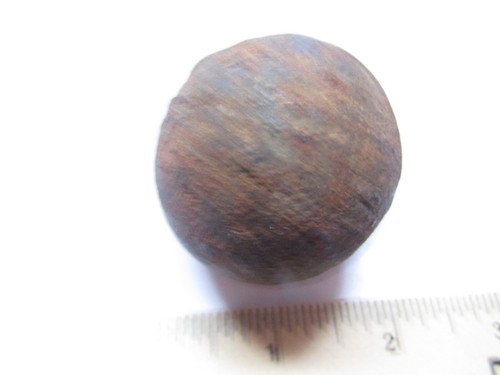TEXAN 4 POUNDER CANNON GRAPE SHOT BALL FOUND IN THE ALAMO, 1836, TEXAS ...