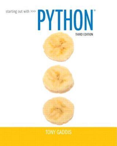 Starting Out with Python by Tony Gaddis (2014, Trade Paperback / Mixed ...