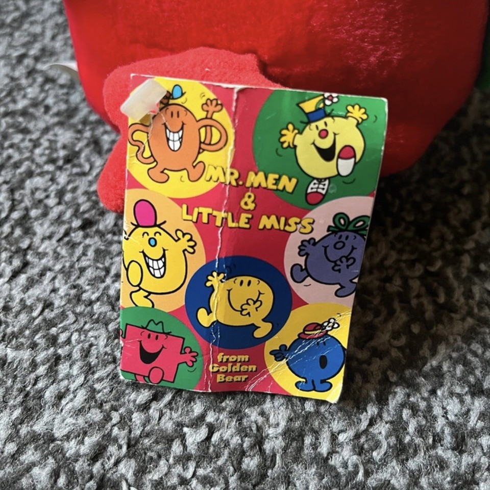 Vintage Mr Men & Little Miss Plush Bundle of 4 Soft Toys Golden Bear ...