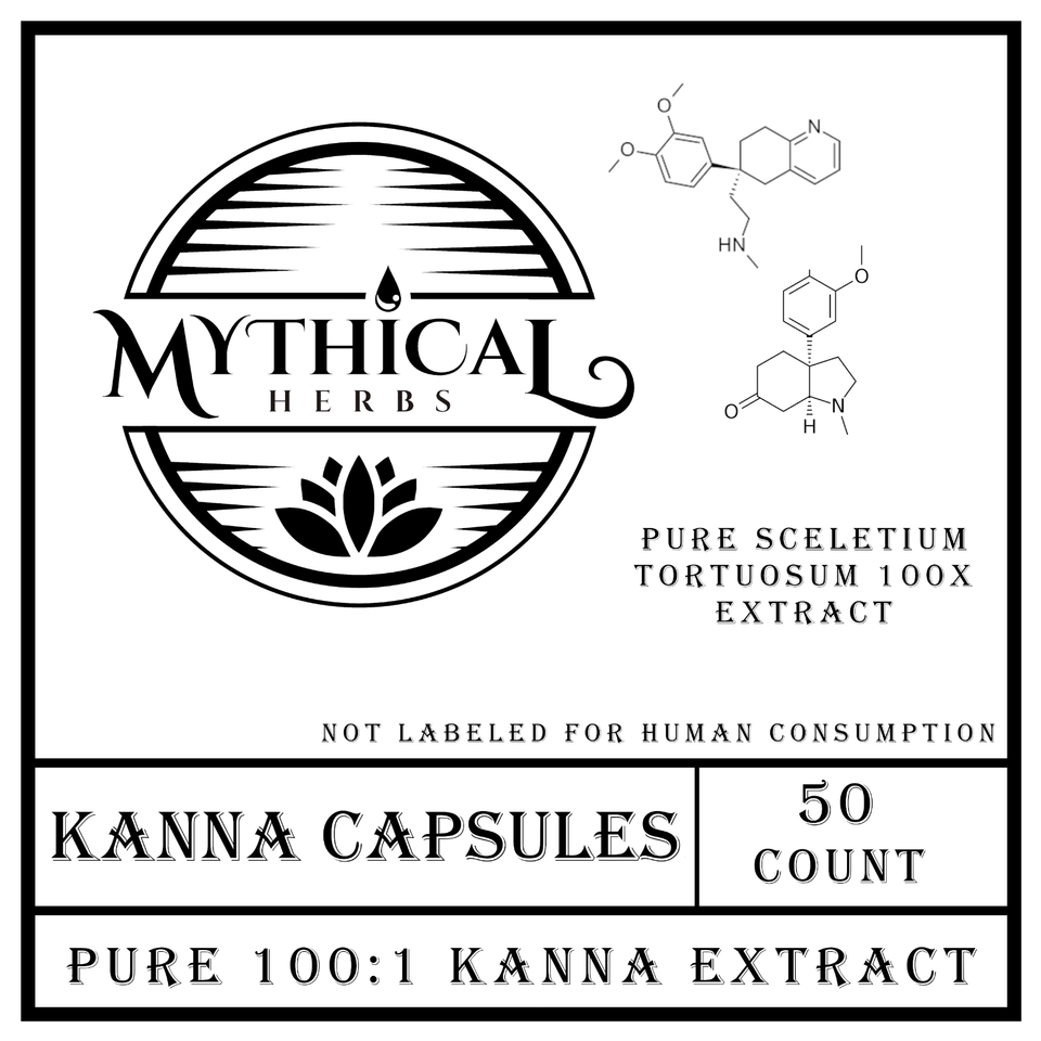 Kanna Extract | STRONGEST 100:1 (Vegetarian Capsules) Mood lifting ...