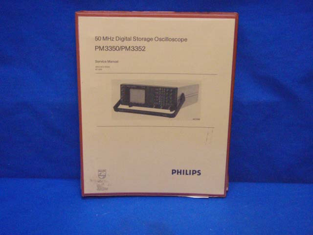 Philips PM3350/PM3352 Oscilloscope SERVICE Manual | eBay