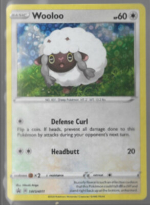 WOOLOO 2020 Pokemon FOIL INSERT - Defense Curl | eBay