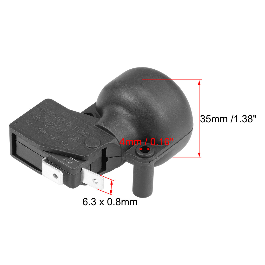 Tip Over Switch AC 125V/250V 16A Anti Tilt Dump Switch for Patio ...