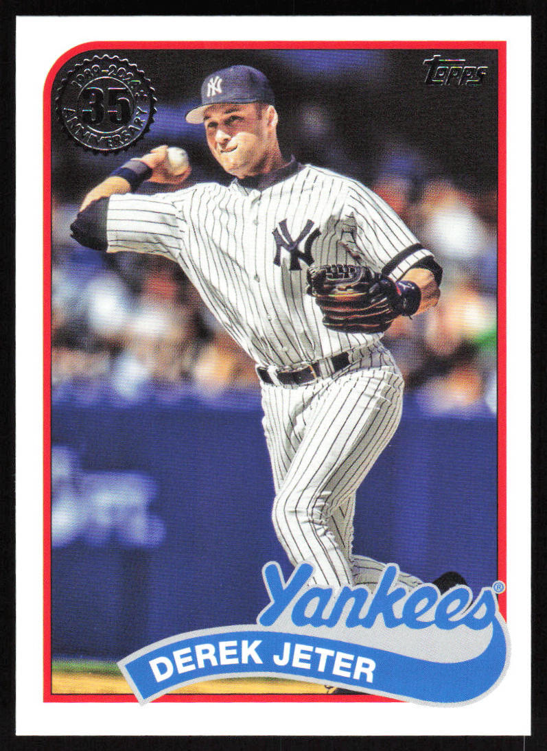 Derek Jeter 2024 Topps #89B2-7 New York Yankees 1989 35th Anniversary ...