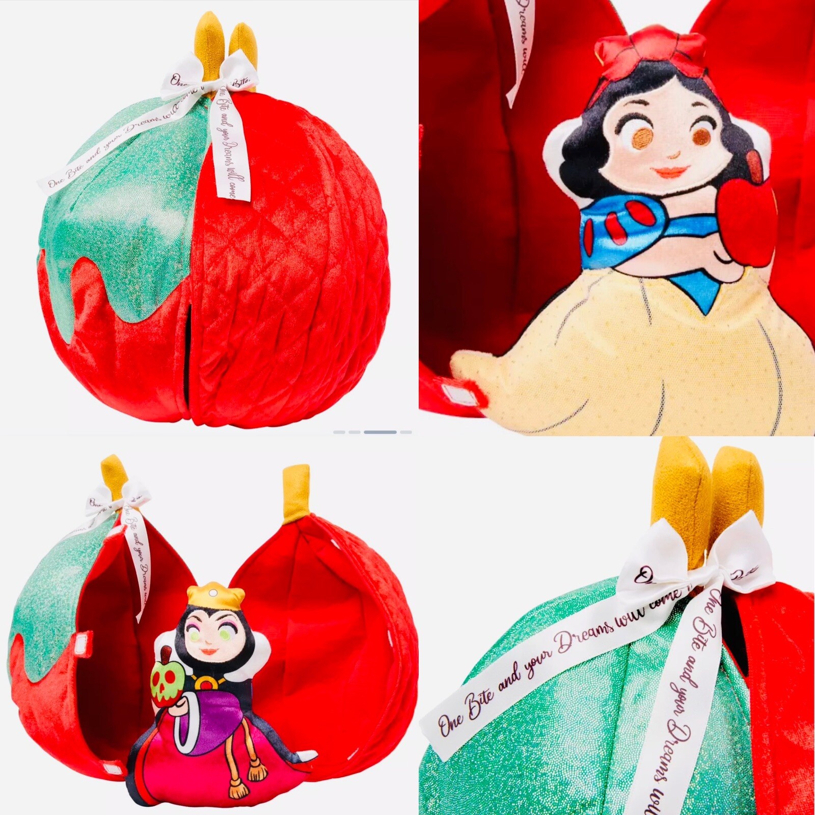 Disney Snow White and Evil Queen Plush in Poisoned Apple – Small 13 1/2 ...