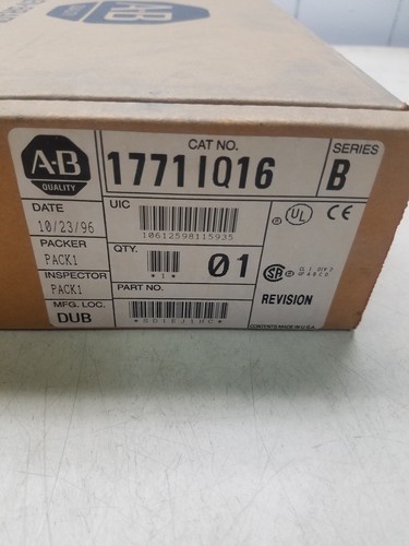Allen Bradley 1771-IQ16 Series B Isolated DC Input Module | eBay