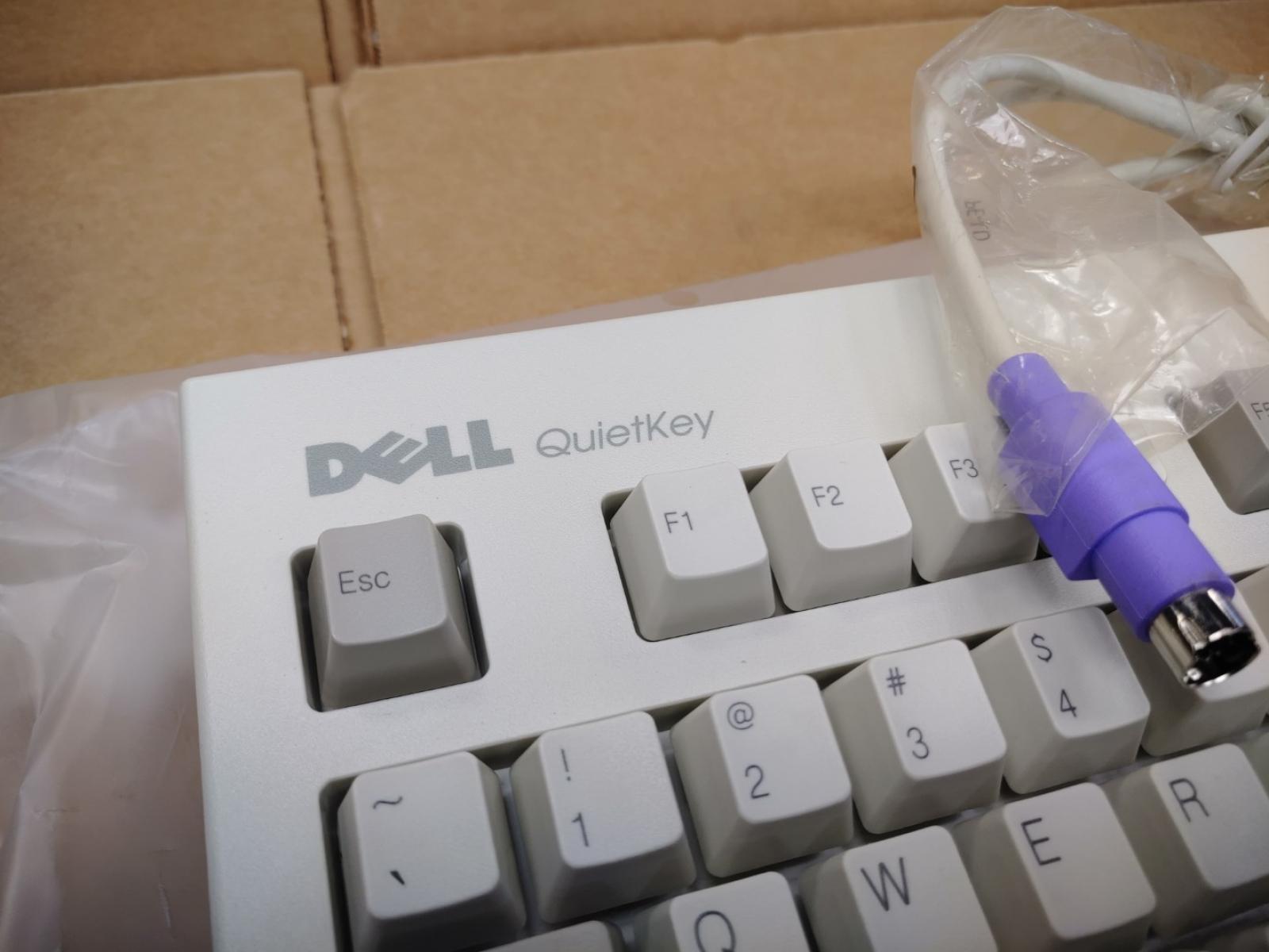 Vintage Dell QuietKey RT7D5JTW Black Wired Keyboard Ps2 for sale online ...