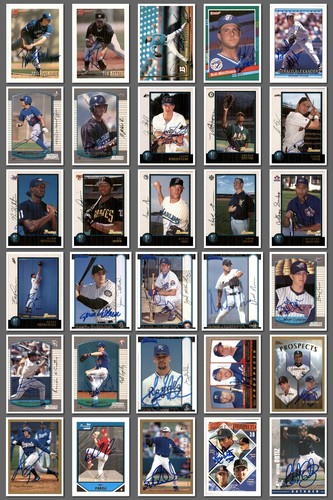 Lot Of (30) Signed Baseball Cards MLB/MILB RC Rookie Auto AU Autograph ...