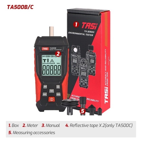 Portable Digital Speed & Line Speed Meter Tachometer for Various ...