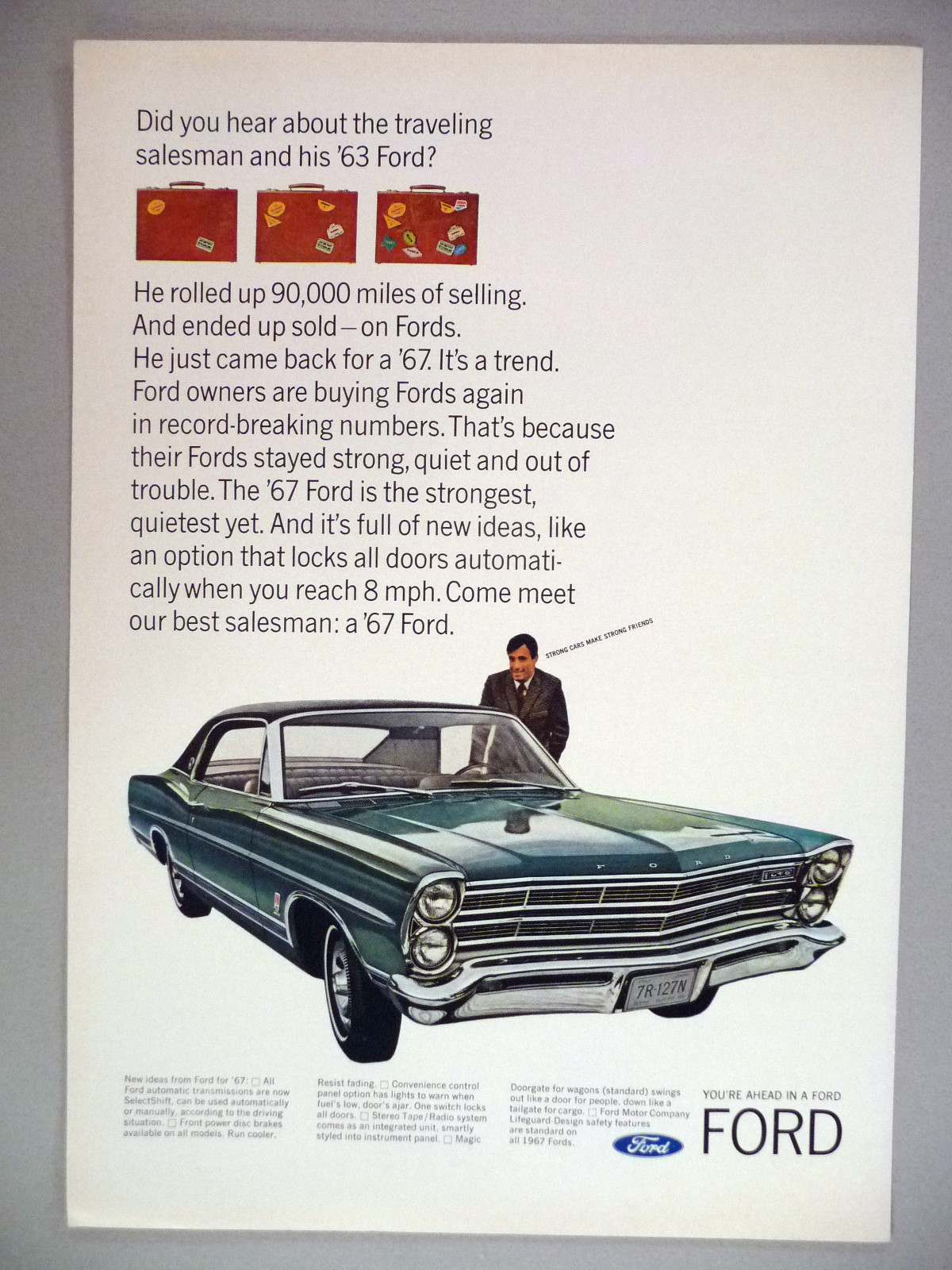 Ford PRINT AD - 1966 ~~ 1967 model | eBay