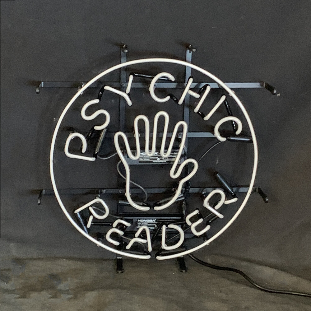Psychic Reading Gift Decor Handcraft Neon Light Sign Glass Wall Man ...
