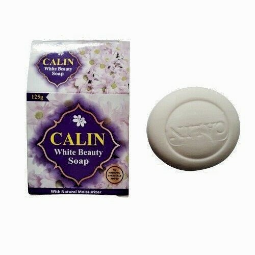 CALIN Natural Moisturizer White Beauty Soap Body & Face Cleaner Anti ...