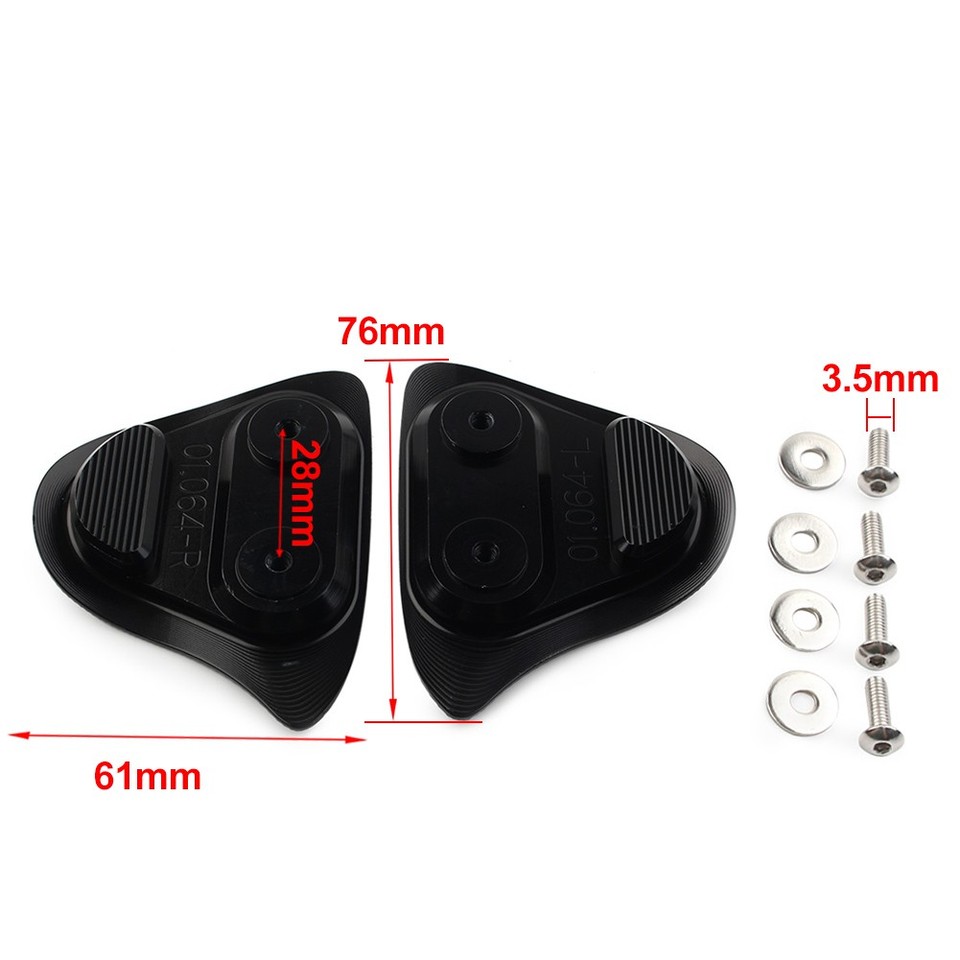 Motor Rearview Mirror Block Off Base Plates Mount Fit YAMAHA YZF-R1 ...