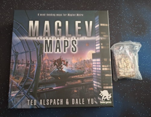 MAGLEV METRO MAPS Expansion VOLUME 1 + Kickstarter Printed Meeples Set *OPEN BOX | eBay