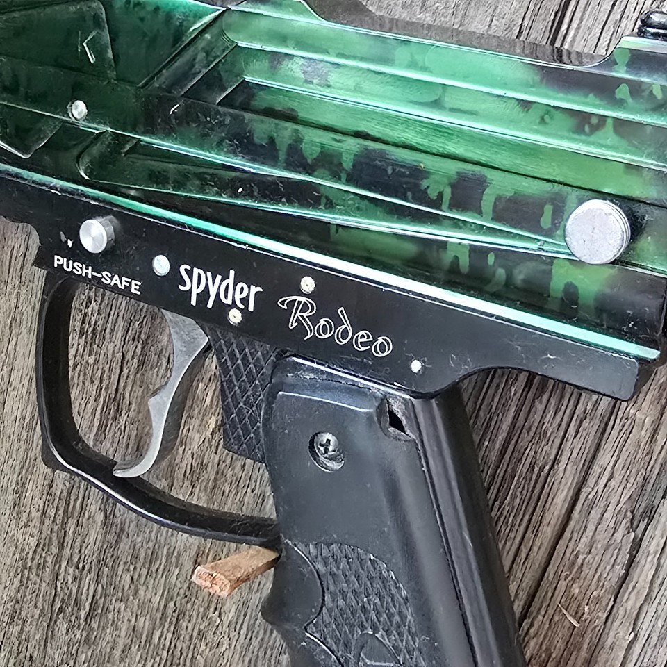 Spyder Rodeo Semi-Automatic Paintball Gun Paint Ball Marker w/ Hopper ...