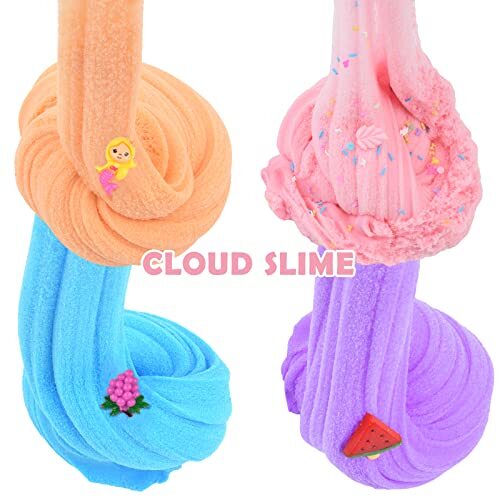 Fluffy Cloud Slime, 12 Pack Cloud Slime Kit with Candy Ice Cream Cute Slime | eBay UK
