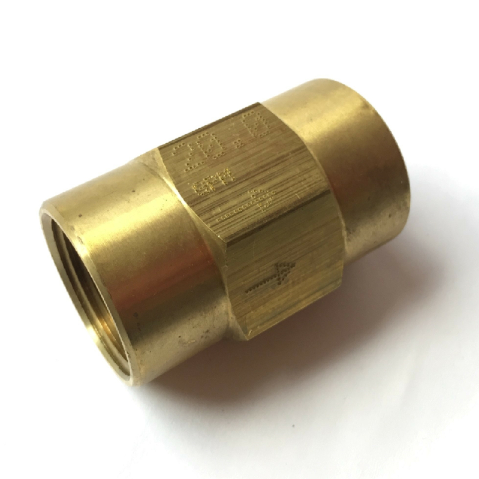 1" Female NPT Brass Flow Regulator Restrictor Orifice, Non-Valved, 20 ...