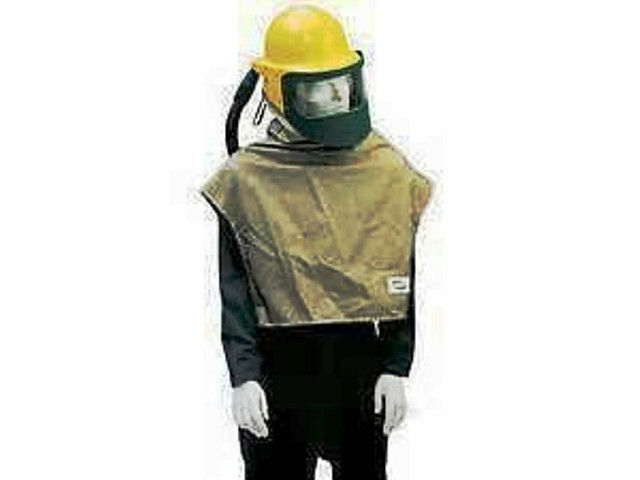 Bullard 88VX3230 Respirator with 46Vx 28" Nylon Cape - Yellow/Green for ...