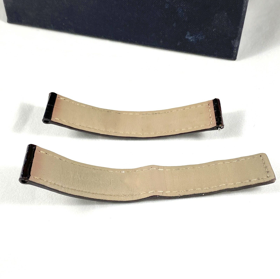 Authentic Tag Heuer Brown Leather Watch Band For Carrera Deployant ...