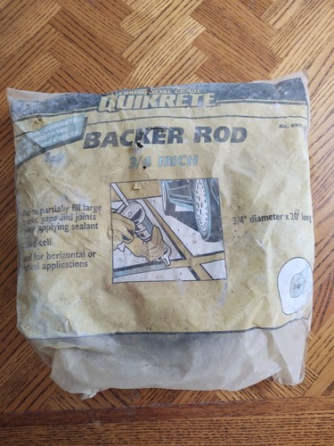 Quikrete Backer Rod 3/4 inch Cement Foam (2 bags) | eBay