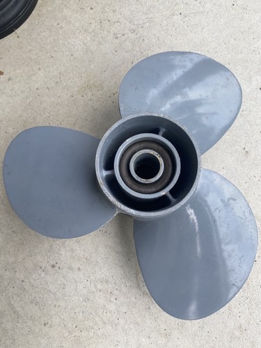 L 14 X9P aluminum Boat Propeller, 3 Blade Mercury 60HP bigfoot pontoon ...