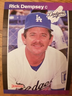 Rick Dempsey Los Angeles Dodgers 1989 Donruss Baseball Card #432 MT | eBay