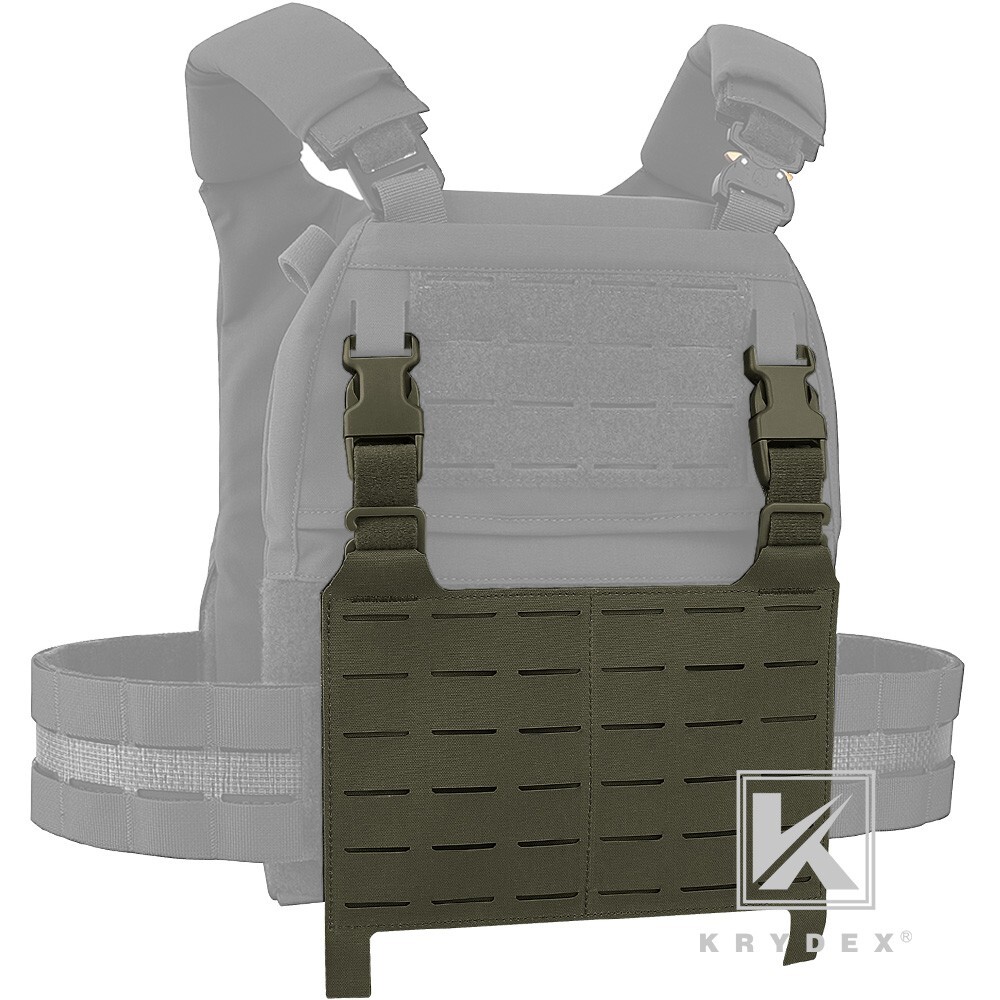 KRYDEX Tactical Laser cut MOLLE Panel Front Flap Placard Removable ...