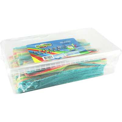 Rainbow Sour Straps Lollies Candy 1.2kg Birthday Party Bulk Treats ...